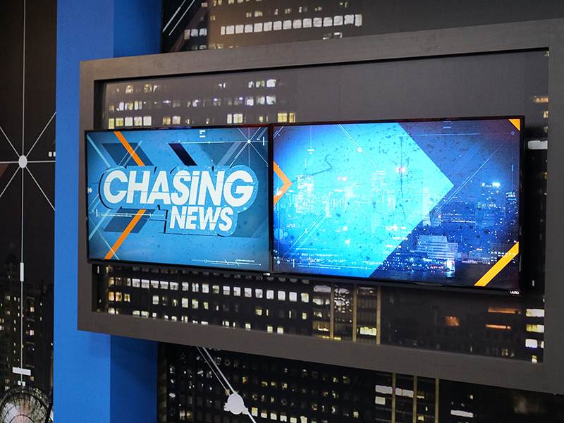 WWOR Chasing News | Broadcast Set Refresh | Erector Sets, Inc.