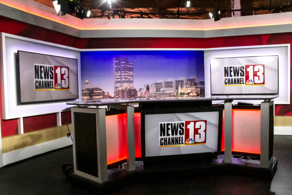 WNYT - NBC 13 | Broadcasting Station Set Design | Erector Sets, Inc.